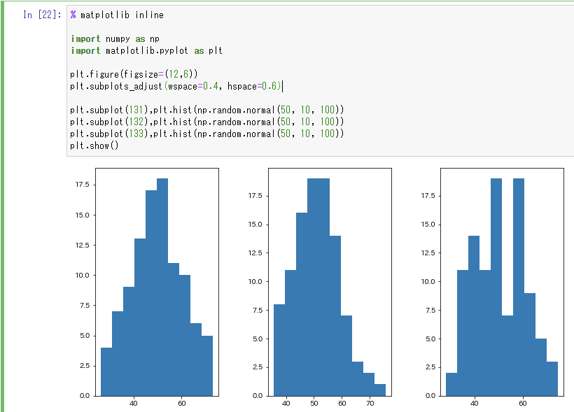 Python - ヒストグラムを大きく表示したい｜teratail