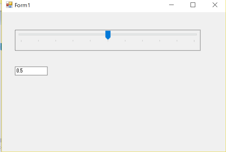 C# - Trackbarの目盛りを表示したい｜teratail