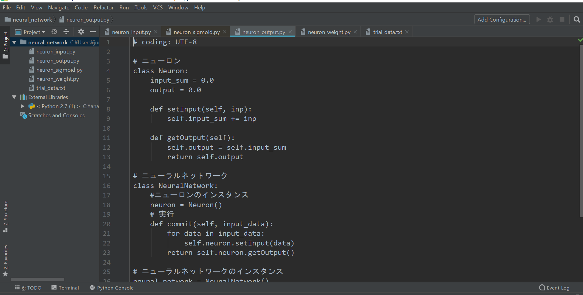 Python - pycharmの文字の色が変わらない｜teratail